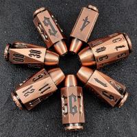 China Bullet Head Multiface Metal Dice Set Desktop Game DND#RPG#COC for sale