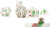 China Christmas Hollow Multi Noodle Metal Dice Digital DND Dragon And Dungeon TRPG Multi -Faceted for sale