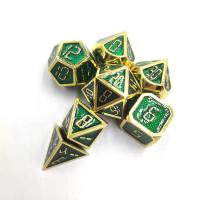 China Time Digital Solid Metal Dice Dragon And Dungeon DND RPG COC for sale