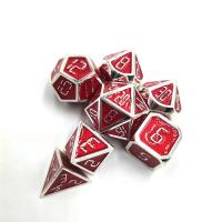 China Time Digital Solid Metal Dice Dragon And Dungeon DND RPG COC for sale