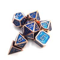 China Time Digital Solid Metal Dice Dragon And Dungeon DND RPG COC for sale