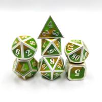 China DND RPG Mini Metal Dice Running Group Game  For Board Games Multi -Face for sale