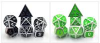 China DND RPG Mini Metal Dice Running Group Game  For Board Games Multi -Face for sale