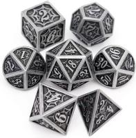 China Spider -Man Solid Metal Polyhedral Dice Set DND RPG Luxury Style for sale