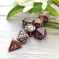 China DND RPG Solid Metal Dice Suits Electro Swimming Technology Wandering Earth for sale