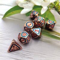 China DND RPG Solid Metal Dice Suits Electro Swimming Technology Wandering Earth for sale