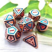 China DND RPG Solid Metal Dice Suits Electro Swimming Technology Wandering Earth for sale