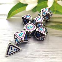 China DND RPG Solid Metal Dice Suits Electro Swimming Technology Wandering Earth for sale