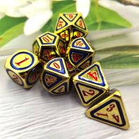 China DND RPG Solid Metal Dice Suits Electro Swimming Technology Wandering Earth for sale