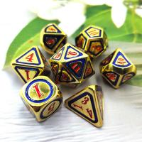 China DND RPG Solid Metal Dice Suits Electro Swimming Technology Wandering Earth for sale