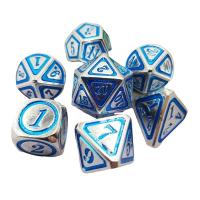 China DND RPG Solid Metal Dice Suits Electro Swimming Technology Wandering Earth for sale