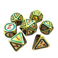 China DND RPG Solid Metal Dice Suits Electro Swimming Technology Wandering Earth for sale