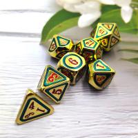China DND RPG Solid Metal Dice Suits Electro Swimming Technology Wandering Earth for sale