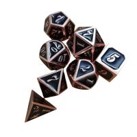 China Enamel Crafts Solid Metal Dice Set Bude Men'S Door Cruch DND RPG for sale