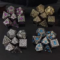 China Intertwined Hollow DND RPG Metal Dice Dragon And Underground City Board Game for sale