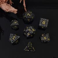 China Intertwined Hollow DND RPG Metal Dice Dragon And Underground City Board Game for sale