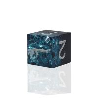 China Blue Black Resin Material Dice Set Dragon And Dungeon Polyhedral for sale