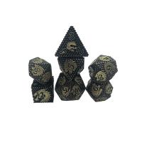 China Folk -Scales Metal Dice Multi -Noodle Board Game Set#Dnd#Rpg#Coc for sale