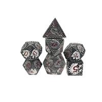 China Folk -Scales Metal Dice Multi -Noodle Board Game Set#Dnd#Rpg#Coc for sale