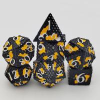 China Python Texture Metal Dice Set  Multi Face Desktop Game#Dnd#Coc for sale