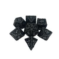 China Red Tree Vine Metal Multi -Face Dice Collection Desktop Game Dnd&Rpg&Coc for sale