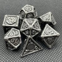 China Customized Metal Multi - Face Dice Dnd Rpg Coc Desktop Game Portable for sale