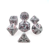 China Eagle solid metal multi -face role -playing dice suit World of Warcraft for sale