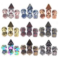 China Eagle solid metal multi -face role -playing dice suit World of Warcraft for sale