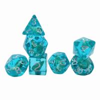 China conch resin board game dice set dnd dice for sale
