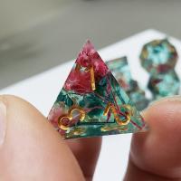 China Dried flowers Resin Boarding Dice Set Dragon and Dungeon for sale
