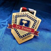 China Marathon Metal Medal For Occasions And Events Metal Lapel Pin Fading Resistant for sale