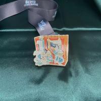 China Marathon Metal Medal For Occasions And Events Metal Lapel Pin Fading Resistant for sale