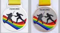 China Wear Resistant Metal And Resin Medals Custom Logo for sale
