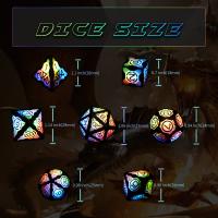 China Plastic LED Luminous Dice Rechargeable Football Table Game Multi Faced Dice Set for sale