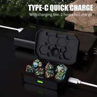 China Christmas Elements LED Rechargeable Game Dice Set Dragon And Dungeon for sale