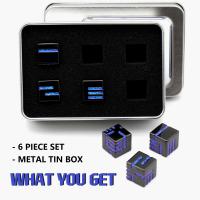 China Metal Six sided Dice Colored Table Game Running Group Toy Script Kill DND Dragon and Dungeon Props for sale