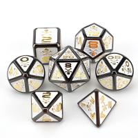 China 7 Skeleton Dice, Multi Faced Digital Color DND Board Game, Dragon and Dungeon for sale