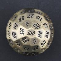 China Colored Solid 100D Metal Dice Set Dungeon and Dragon DND # RPG # COC for sale