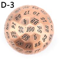 China Colored Solid 100D Metal Dice Set Dungeon and Dragon DND # RPG # COC for sale