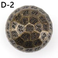 China Colored Solid 100D Metal Dice Set Dungeon and Dragon DND # RPG # COC for sale