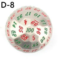 China Colored Solid 100D Metal Dice Set Dungeon and Dragon DND # RPG # COC for sale