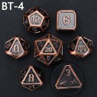 China Custom metal and plastic dice D20 game D & D polyhedron DND dice set RPG dice for sale
