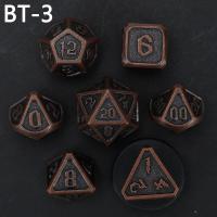 China Custom metal and plastic dice D20 game D & D polyhedron DND dice set RPG dice for sale