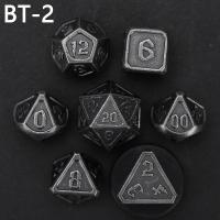 China Custom metal and plastic dice D20 game D & D polyhedron DND dice set RPG dice for sale