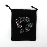 China Unique design metal polygonal dice kit suite dice for sale