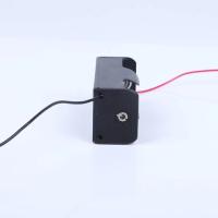 China 1*D battery holder with high-quality black plastic battery storage compartment for sale