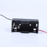 China 1*D battery holder with high-quality black plastic battery storage compartment for sale