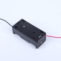 China 1*D battery holder with high-quality black plastic battery storage compartment for sale