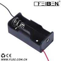 China 1*D battery holder with high-quality black plastic battery storage compartment for sale