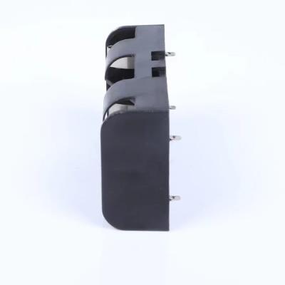 China Special Custom Battery CASE BOX 2 Cell ABS Plastic Holder with Nickel Plated Springs and Plug In Pins for Secure PCB Mounting for sale